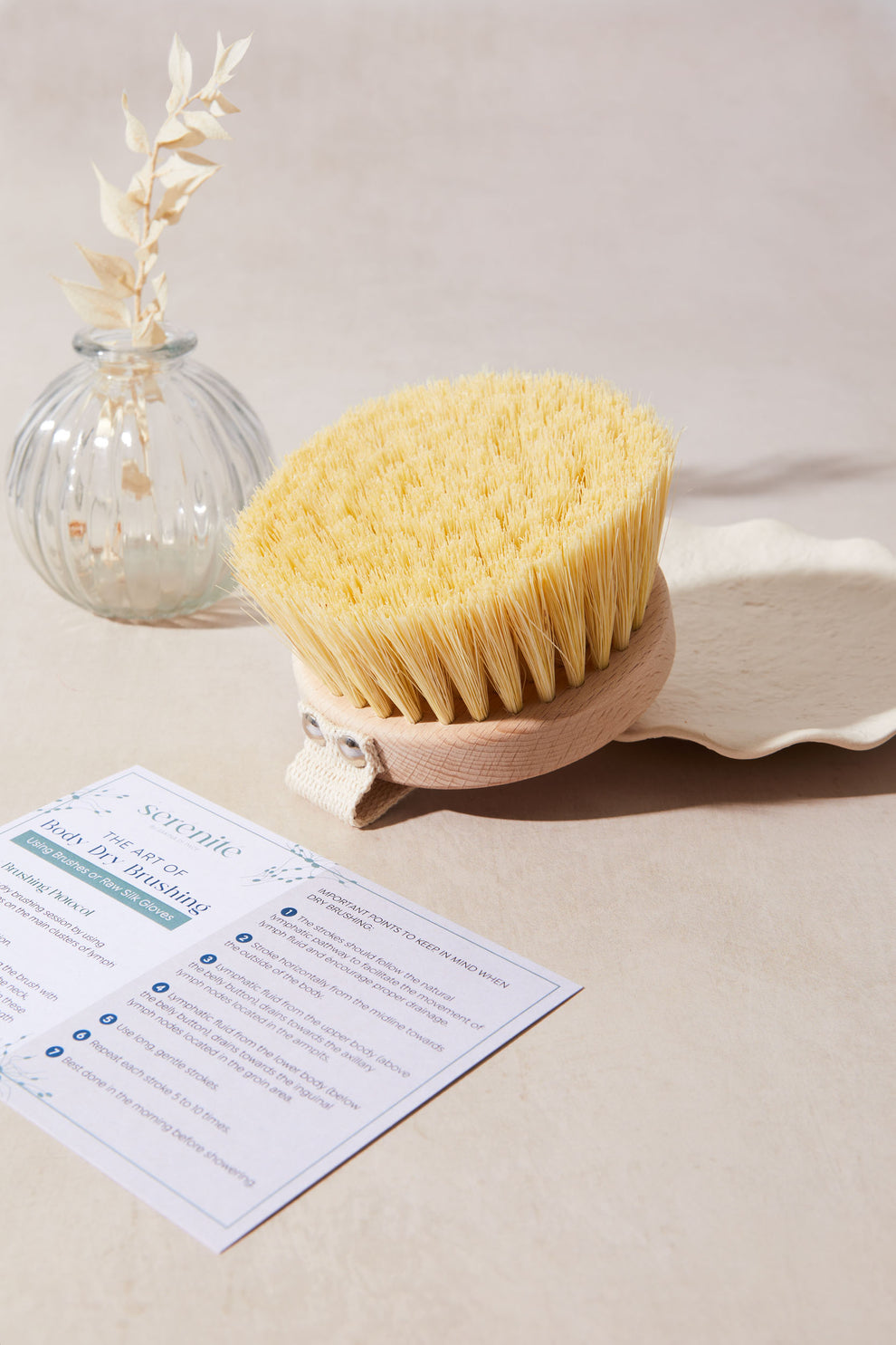 Invigorating Body Dry Brush – Sérénité by Sakina Di Pace