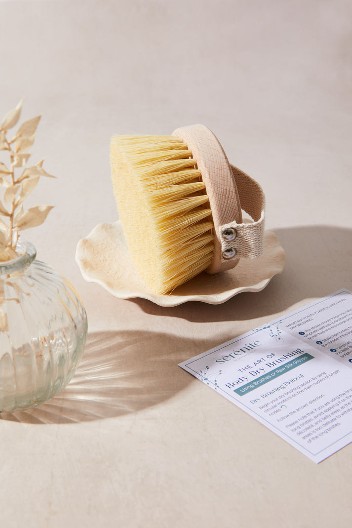 Invigorating Body Dry Brush – Sérénité by Sakina Di Pace
